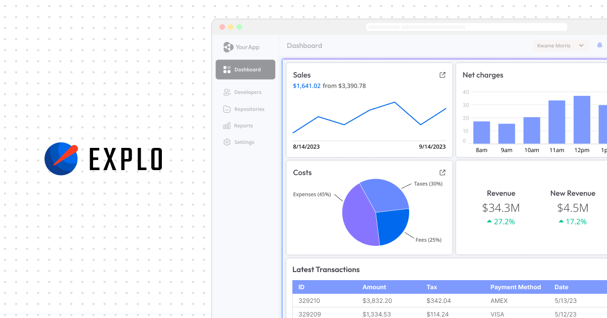 Explo | Customer-facing analytics for any platform